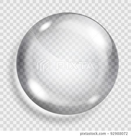 Transparent gray sphere - Stock Illustration [92988072] - PIXTA