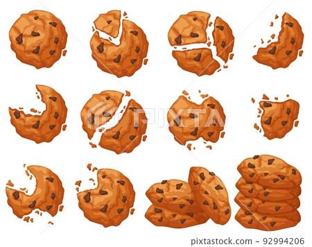 Bitten Cookie Vector