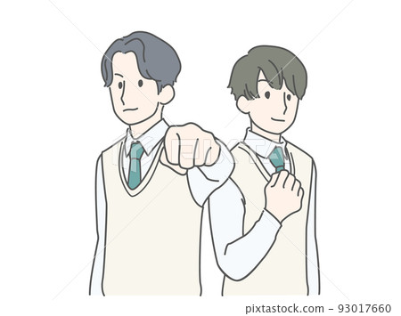 Motivated boy - High school student, junior... - Stock Illustration ...