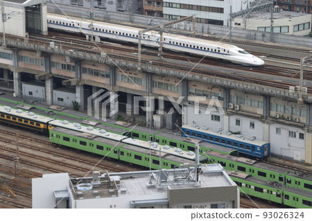Sanyo Shinkansen N700 Series Nozomi departing... - Stock Photo [93026324] - PIXTA
