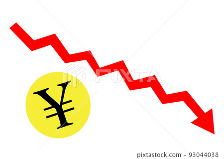 weaker yen - Stock Illustration [93044038] - PIXTA