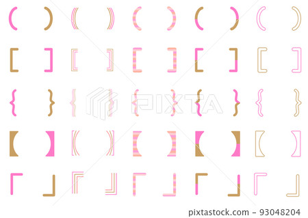 title headline headline parenthesis nordic... - Stock Illustration ...