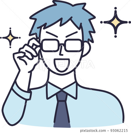 Doya face woman simple illustration - Stock Illustration [93062215] - PIXTA