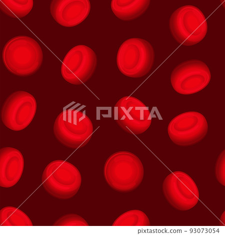 Red Blood Cells Seamless Pattern Background.... - Stock Illustration ...