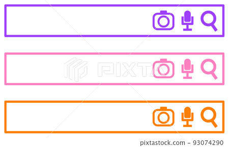 Illustration of a search window for voice... - Stock Illustration ...