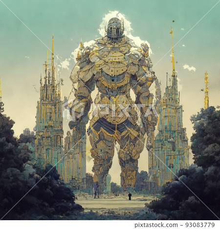 Steel giant - Stock Illustration [93083779] - PIXTA