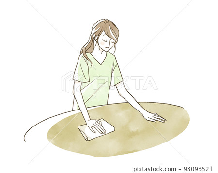 Wipe The Table Clipart