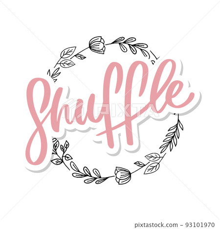 Shuffle dance letter. Abstract modern art... - Stock Illustration ...