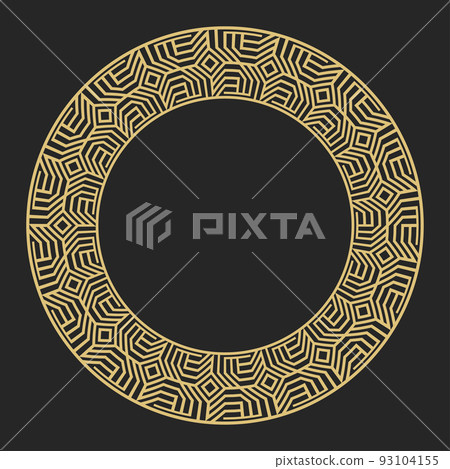 Decorative circular ornament. - Stock Illustration [93104155] - PIXTA