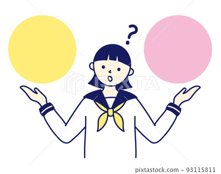 2 options Choose which illustration - Stock Illustration [93115811] - PIXTA