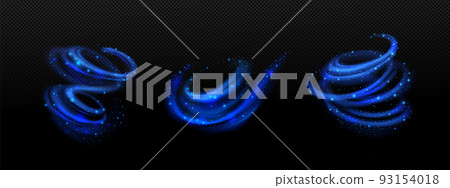 Abstract wind swirls effect with sparkles - Stock Illustration ...