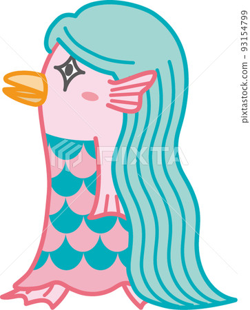 Youkai illustration of Amabie - Stock Illustration [93154799] - PIXTA