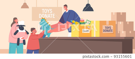 Altruistic Help to Kids, Charity, Caring and... - Stock Illustration ...