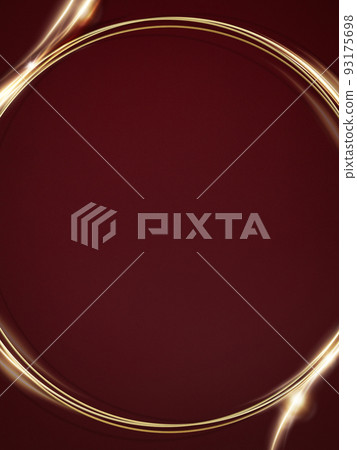 golden ring and red background - Stock Illustration [93175698] - PIXTA