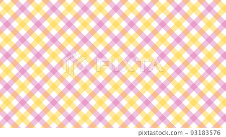 Simple check pattern in yellow and pink 16:9 - Stock Illustration ...
