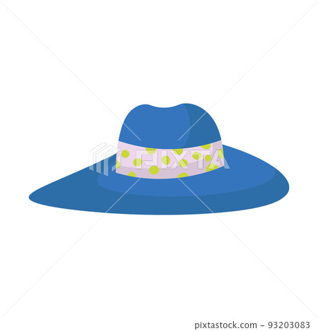 Summer cap or cartoon hat and sunhat icon.... - Stock Illustration ...