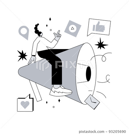 Advertising abstract concept vector... - Stock Illustration [93205690 ...