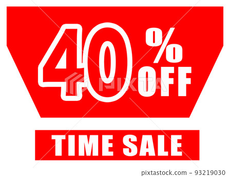 TIME SALE shop - Stock Illustration [93219030] - PIXTA