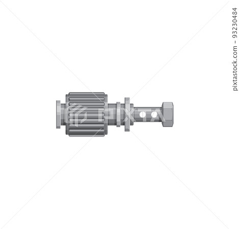 Car motor accessory or electric starter repair... - Stock Illustration ...