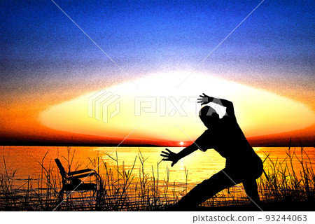 Exercise in the sun! - Stock Illustration [93244063] - PIXTA