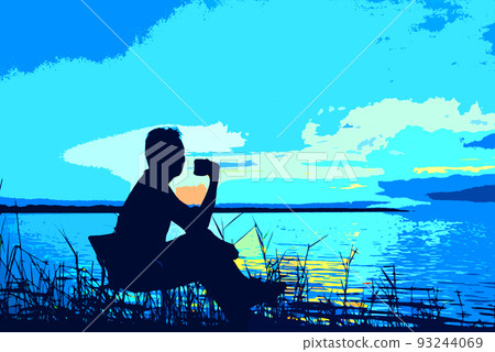 Exercise in the sun! - Stock Illustration [93244069] - PIXTA
