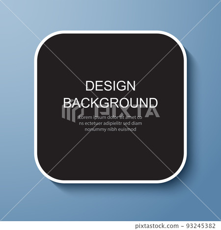 Light box square sign display template on blue... - Stock Illustration ...