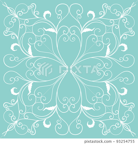 Soft blue and cream bohemian pattern. SOFT... - Stock Illustration ...