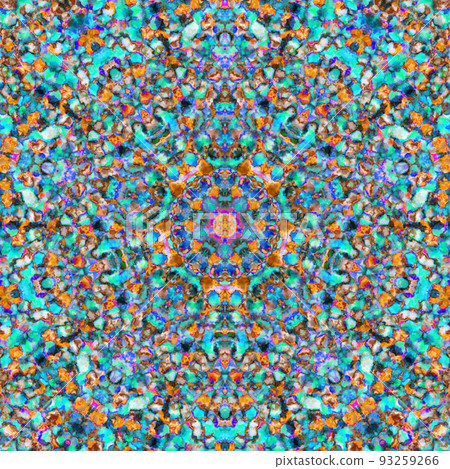 Richly colored pattern 93 - Stock Illustration [93259266] - PIXTA