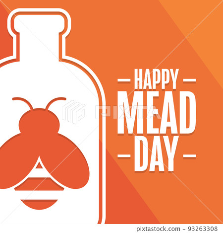 Happy Mead Day. Holiday concept. Template for... - Stock Illustration ...