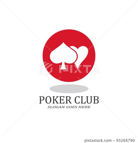 Poker Club Logo Design for Casino Business,... - Stock Illustration ...