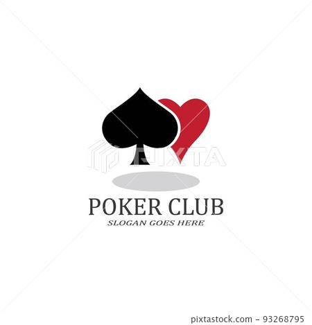 Poker Club Logo Design for Casino Business,... - Stock Illustration ...