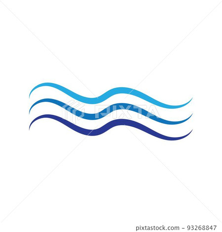 Sea Water Logo Template vector icon - Stock Illustration [93268847] - PIXTA