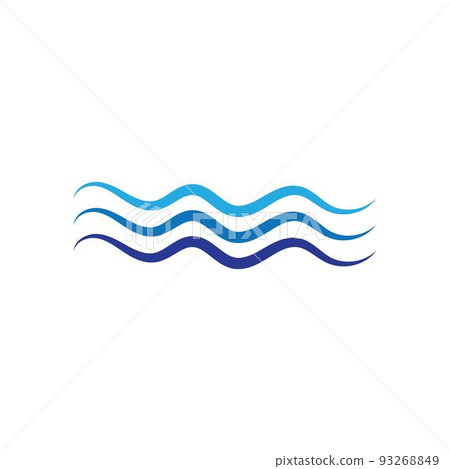 Sea Water Logo Template vector icon - Stock Illustration [93268849] - PIXTA