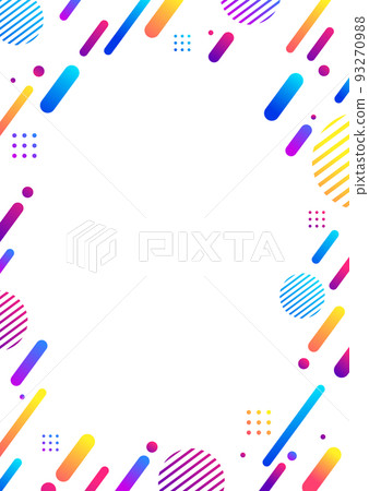 Colorful gradation geometric pattern background... - Stock Illustration ...
