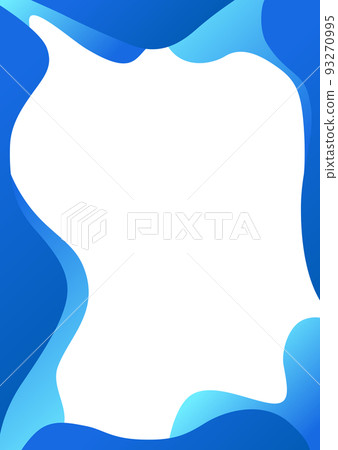 Blue blue wave waveform frame illustration... - Stock Illustration ...