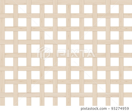 Seamless pattern made of wooden grids that... - Stock Illustration ...
