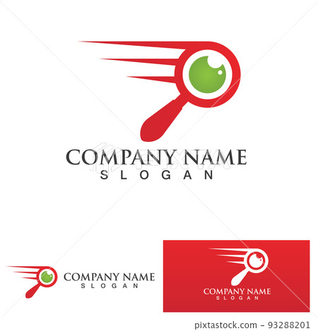 Search eye logo and symbol template vector - Stock Illustration ...