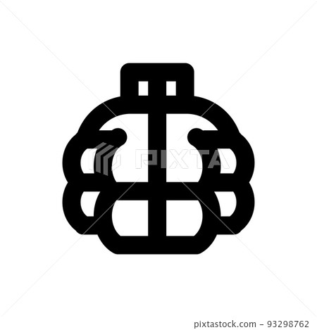 Down jacket icon Fall/Winter fashion - Stock Illustration [93298762 ...