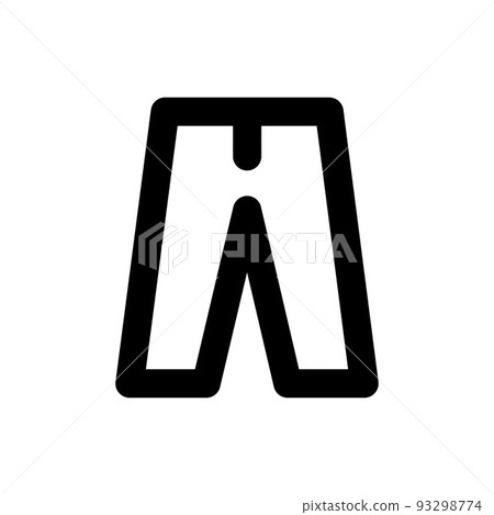 Icon of pants and trousers Fall/Winter fashion - Stock Illustration ...