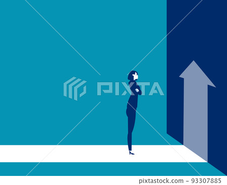 Foun the direction of the change. Business... - Stock Illustration ...