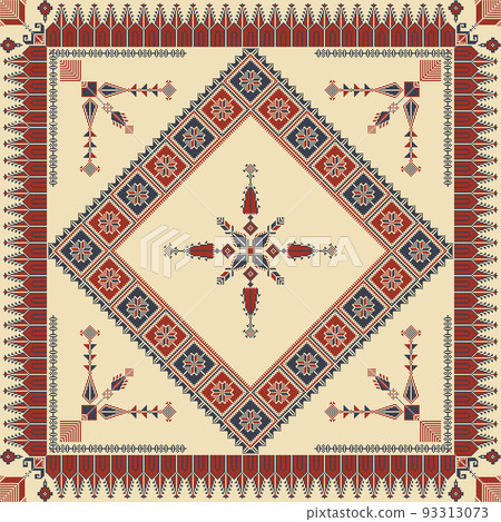 Tatreez pattern 27 - Stock Illustration [93313073] - PIXTA