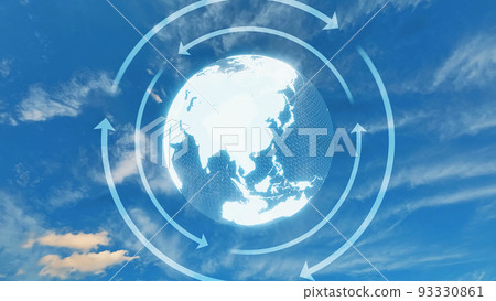 Sustainable SDGs Sound Material-Cycle Society... - Stock Illustration ...