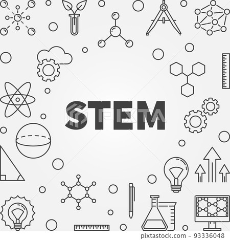 Science, technology, engineering and math... - Stock Illustration ...