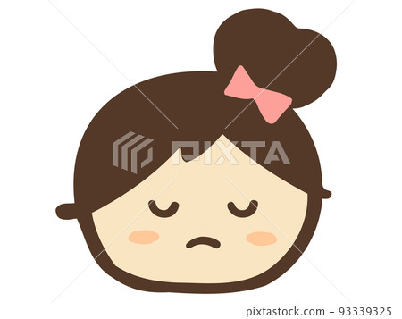 Cute child's frowning face set / hand-drawn... - Stock Illustration ...