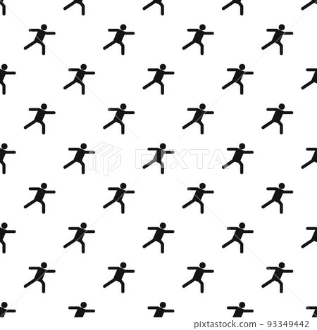 Stick figure stickman pattern vector seamless - Stock Illustration ...
