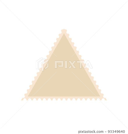Small postage stamp icon, flat style - Stock Illustration [93349640 ...