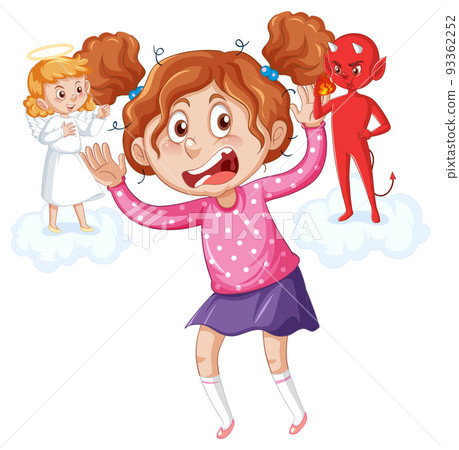 Angel And Devil Cartoon Characters