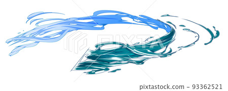 Water Slash D - Stock Illustration [93362521] - PIXTA