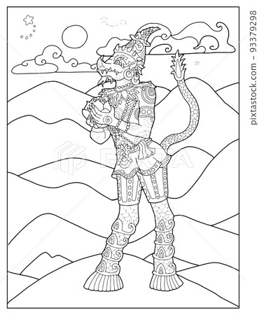 Coloring Pages Of Hanuman