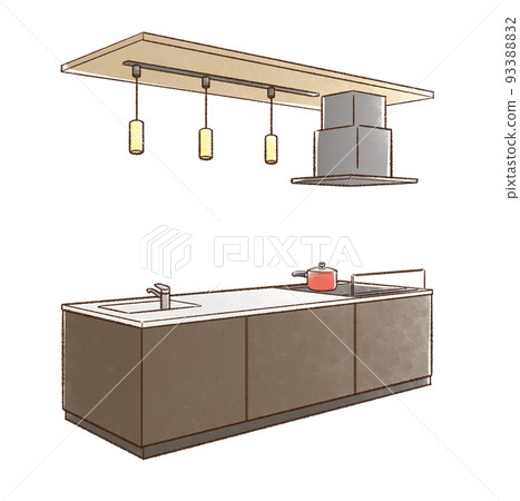 System kitchen _ no background 1 - Stock Illustration [93388832] - PIXTA